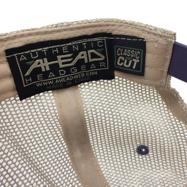 Gunners Up Classic Cut Cap - Safari/Slate